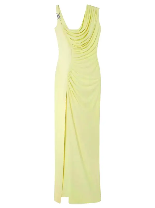 Versace Medusa '95 Draped Gown - Yellow