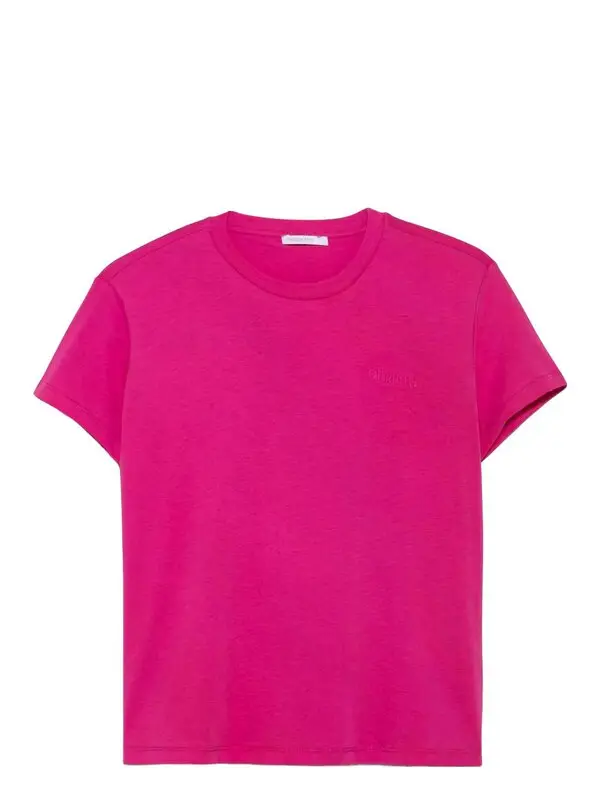 Patrizia Pepe Logo-tape T-shirt - Pink