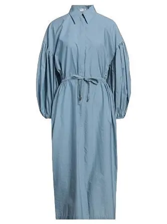 Brunello Cucinelli Midi Shirt Dress - Blue