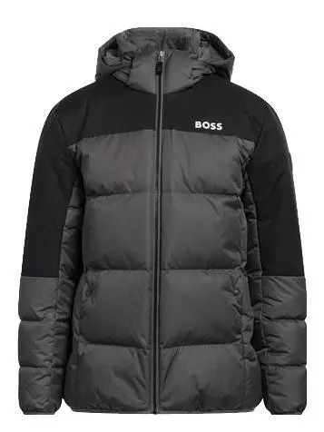 Hugo Boss Puffer Jacket Recycled Polyester Blend - Grey