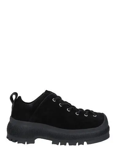 JIL SANDER Leather Sneakers - Black