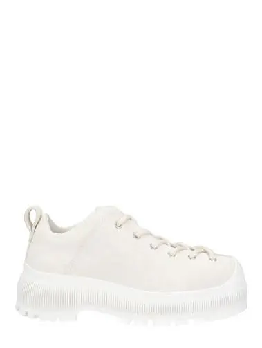 JIL SANDER Leather Sneakers - Off White