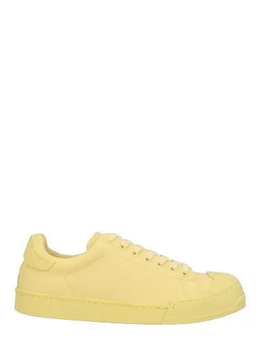 Marni Leather Low-top Sneakers - Yellow