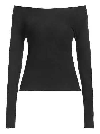 Alpha Studio Cotton Jersey T-shirt - Black
