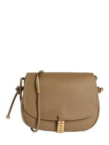 Pinko Leather Cross-body Saddle Bag - Green