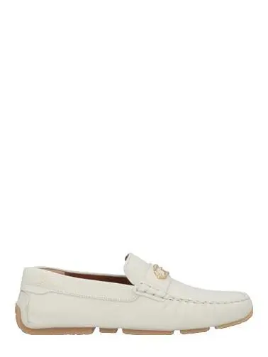 Bally Loafers In Pebbled Leather - Off White