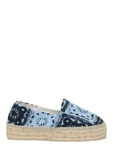 Manebí Crochet-knit Espadrilles - Blue