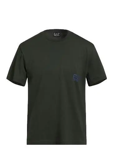 EA7 T-shirt Military Size Cotton - Green