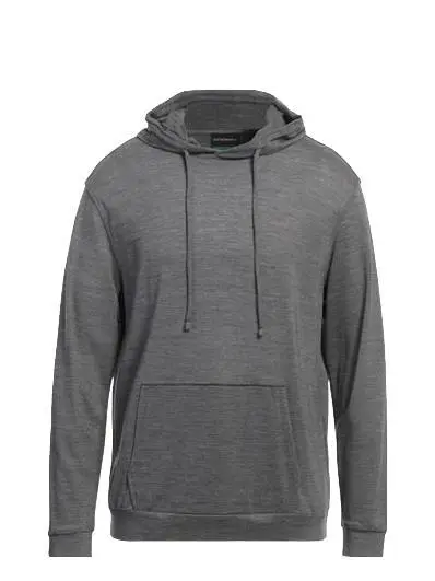 Emporio Armani Sweatshirt In Virgin Wool And Lyocell - Grey