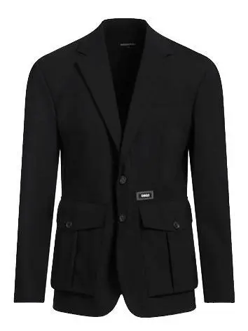 Dsquared2 Blazer Size Virgin Wool, Elastane - Black