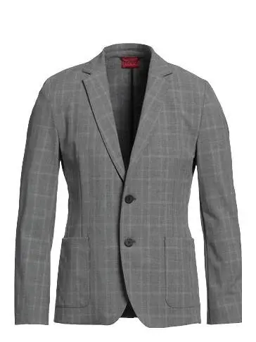 Hugo Blazer Size Recycled Polyester, Recycled Viscose, Elastane - Grey