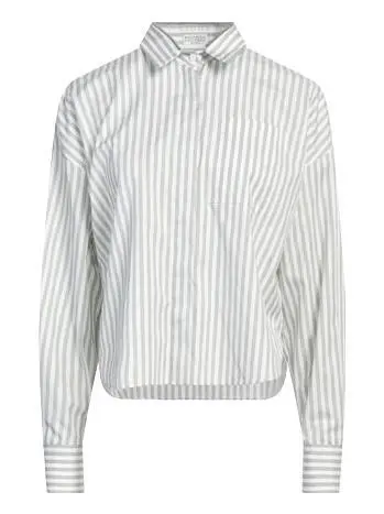 Brunello Cucinelli Striped Twill Shirt - Sage Green