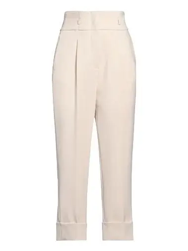 Peserico Tapered Crepe Pants - Beige