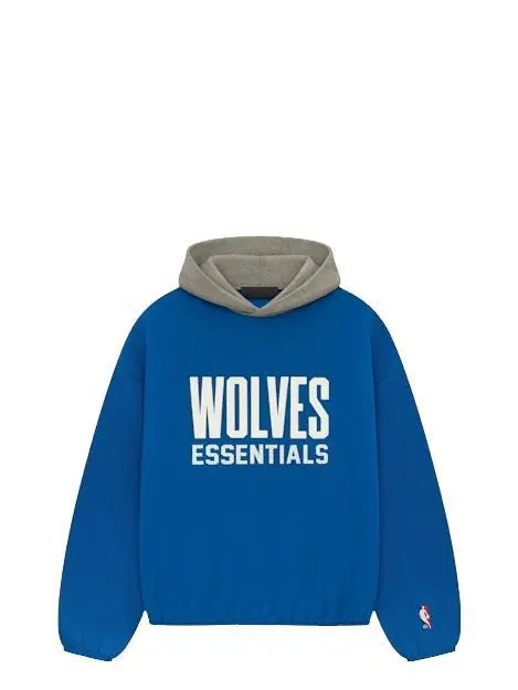 Fear Of God Essentials Wolves Hoodie - Blue