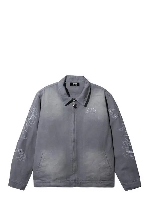 REVENGE Xxxtentacion Heartbreak Work Jacket - Grey