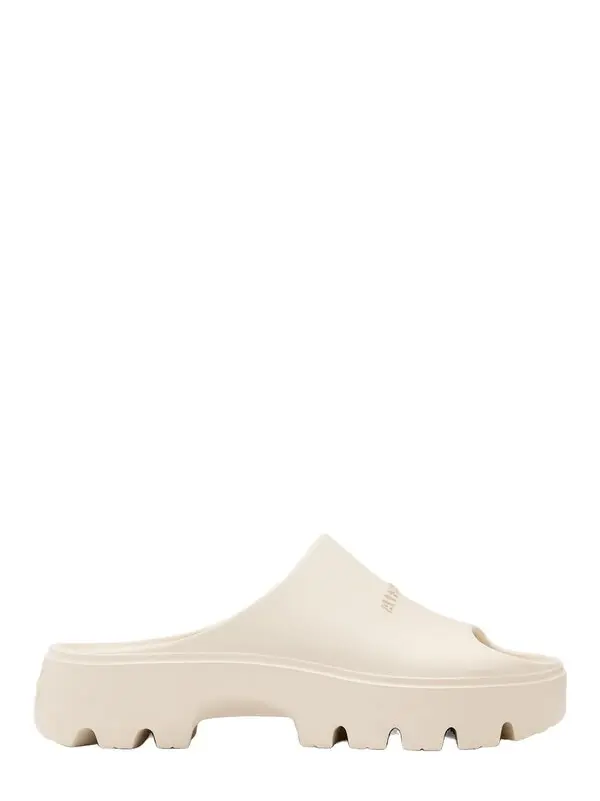 ALLSAINTS Eclipse Flatform Slides - Chalk White