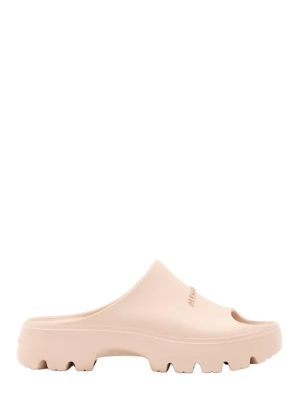 ALLSAINTS Eclipse Flatform Slides - Rose Dust Pink
