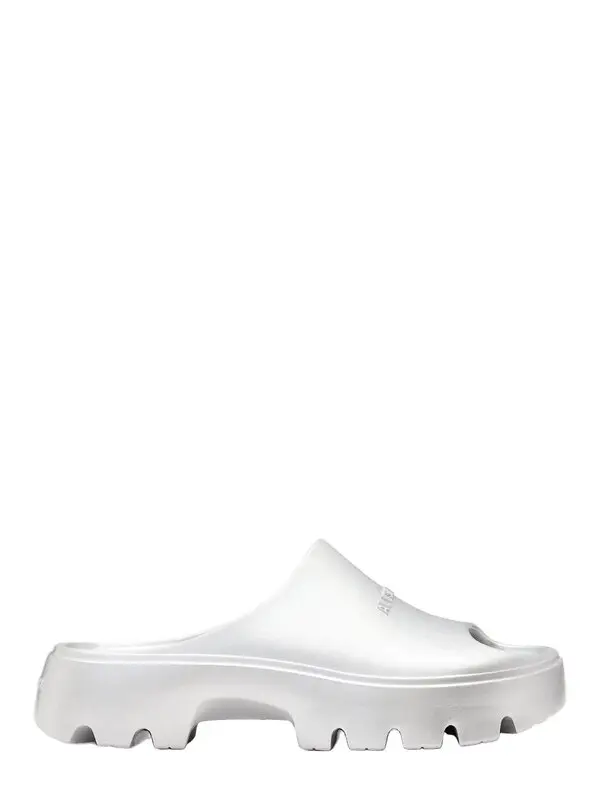 ALLSAINTS Eclipse Flatform Slides - Silver
