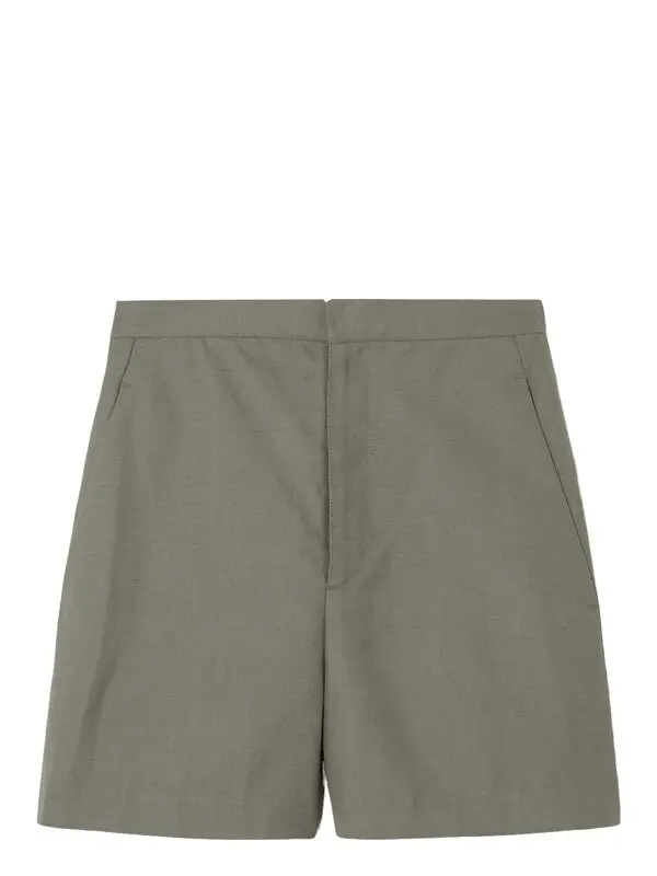 Loulou De Saison Simai Twill Shorts - Gray