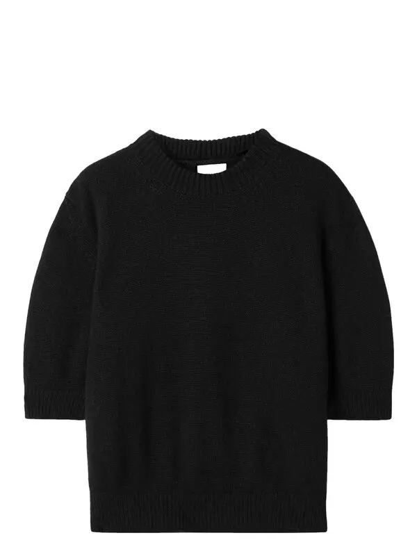 Khaite Davin Cashmere Sweater - Black
