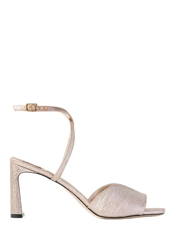 JIMMY CHOO Karli 75 Lurex Sandals - Pink