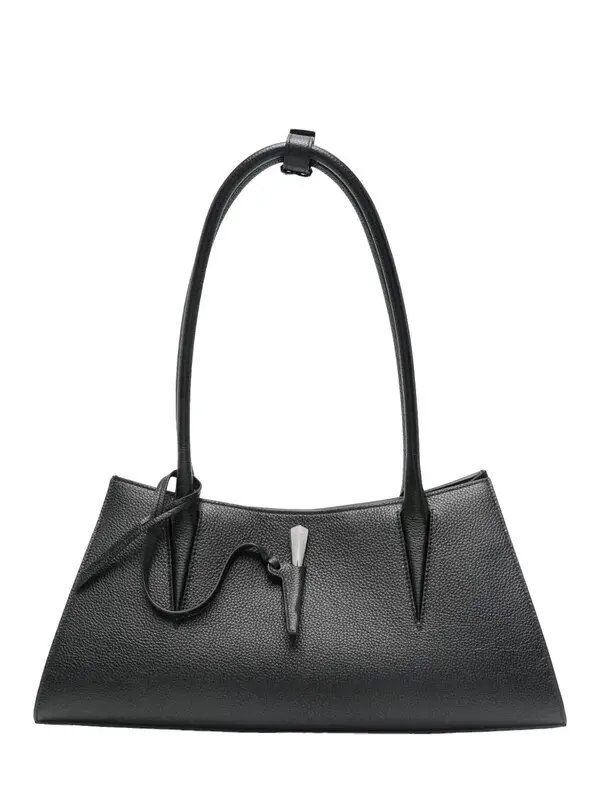 MUGLER Leather Tote - Black