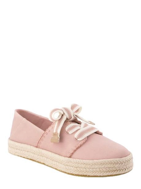 Toms Carolina Lace-up Espadrille Sneaker - Medium Pink