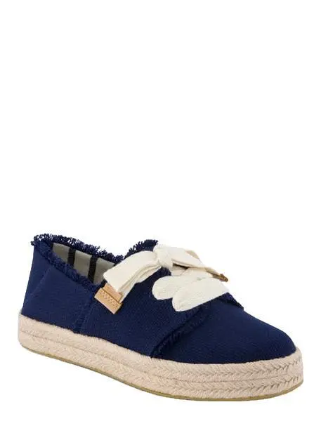 Toms Carolina Lace-up Espadrille Sneaker - Navy