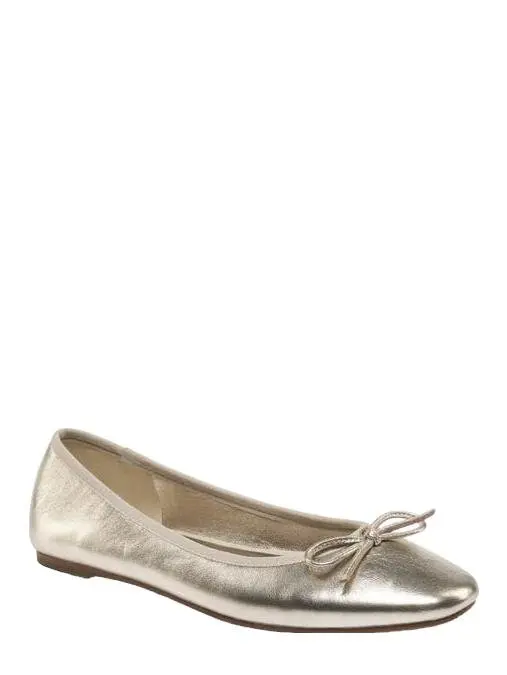 GRACE FOOTWEAR Lily Ballerina Flats - Light Gold