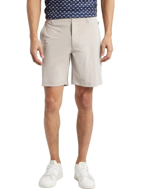SWANNIES Fairway 8-inch Golf Shorts - Tan