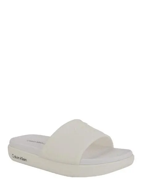 Calvin Klein Peari Slide Sandal - White