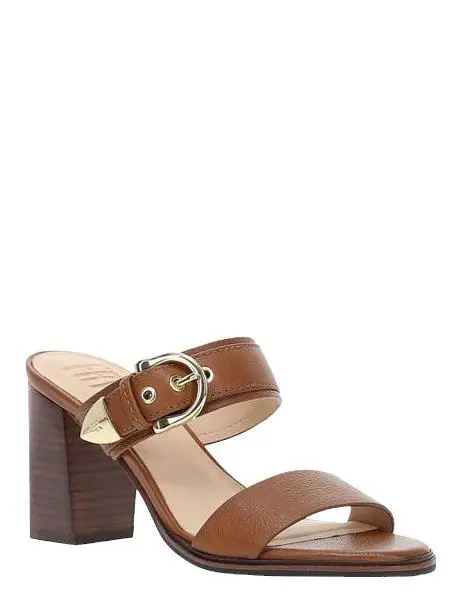 Frye Stella Buckle Sandal - Dark Latte
