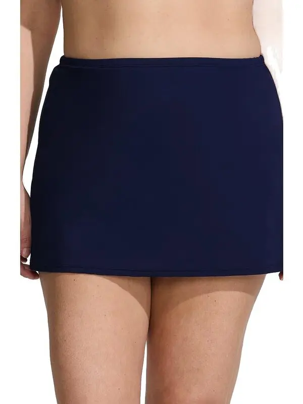 LANDS' END Swim Skirt - Deep Sea Navy