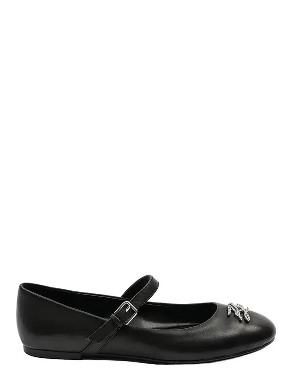 Karl Lagerfeld Karo Ballerina Flats - Black