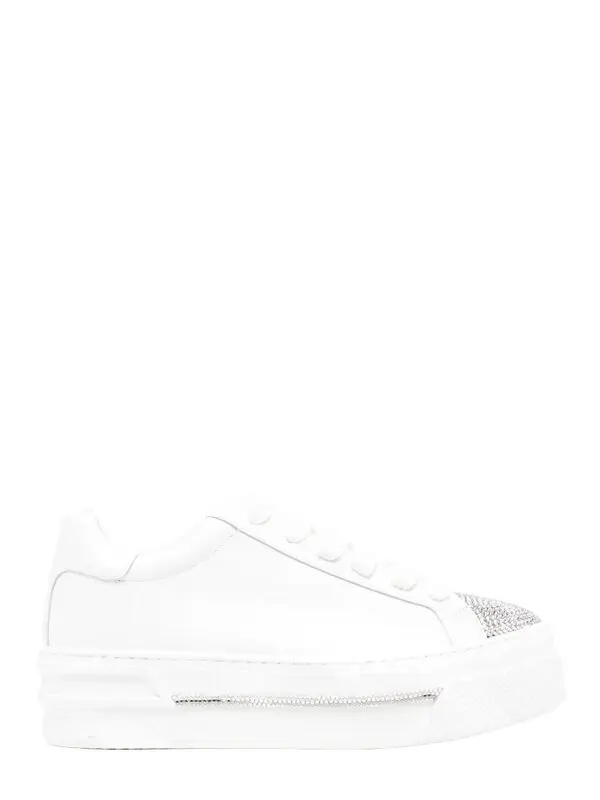 Rene Caovilla Lace-up Trainers - White