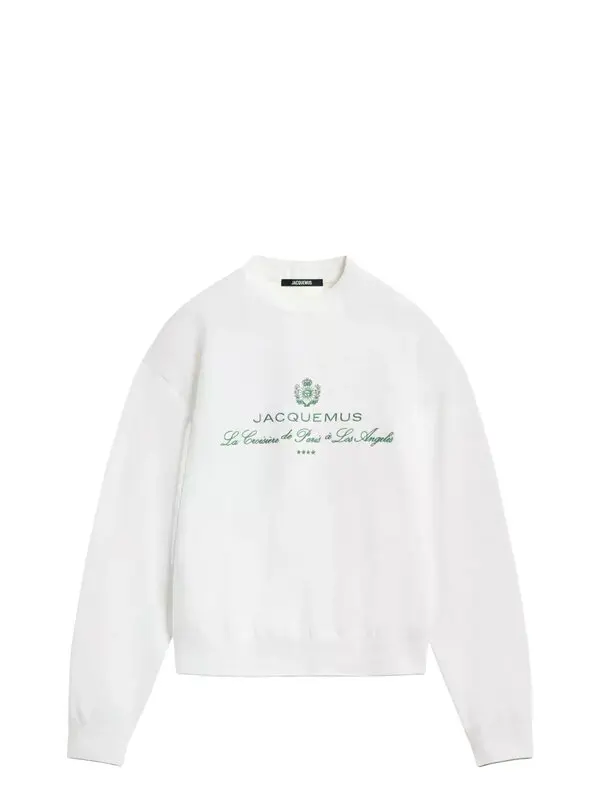 Jacquemus La Maille Venice Sweatshirt - White
