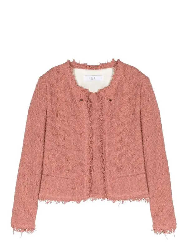 IRO PARIS Shavani Cotton Jacket - Pink