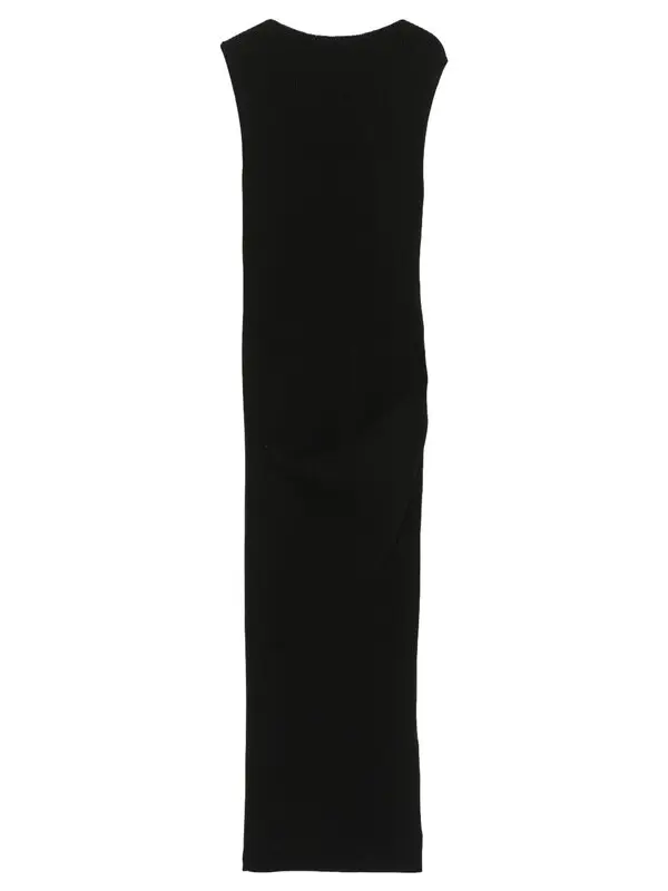 Rick Owens Knitted Long Dress - Black