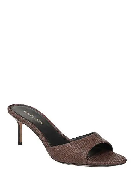 Veronica Beard Tia Slide Sandal - Espresso