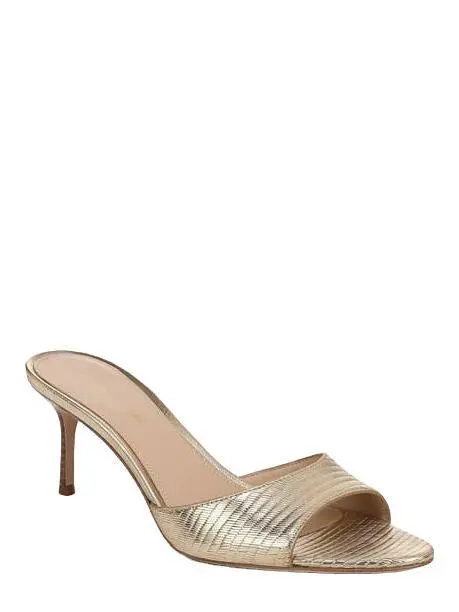 Veronica Beard Tia Slide Sandal - Gold