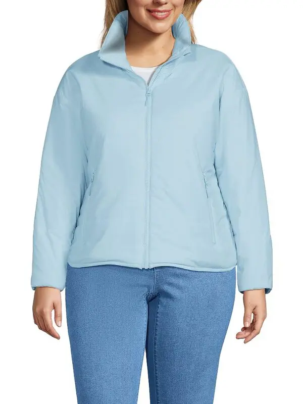 LANDS' END Wanderfree Insulated Jacket - Sunwashed Blue