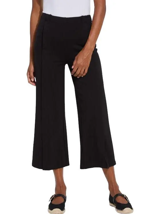 Lyssé Kori Pleat Crop Pants - Black