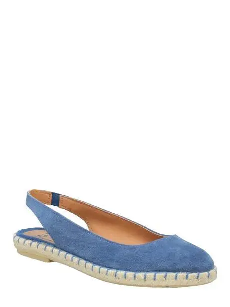 Miz Mooz Kiara Espadrille Slingback Flats - Ocean