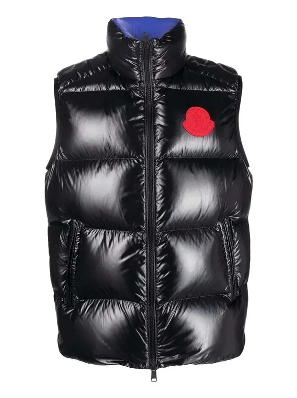 Moncler Sumido Gilet - Black/blue/red