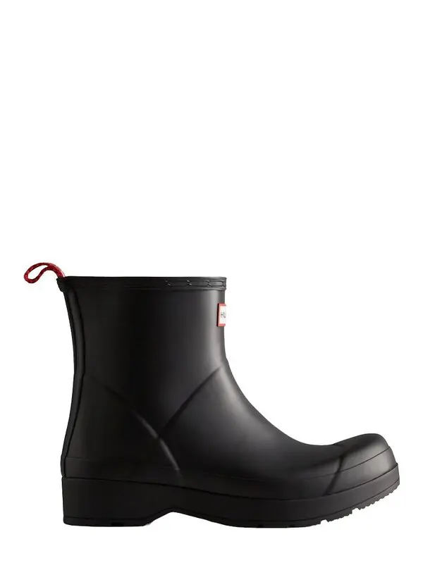 Hunter Play Short Rain Boots - Black