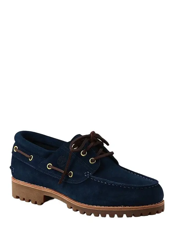 Timberland 3-eye Classic Lug Boat Shoe - Navy Blue