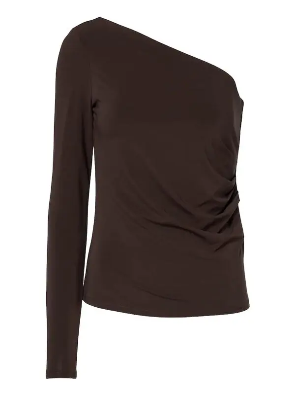 Max Mara Spluga One-shoulder Top - Brown