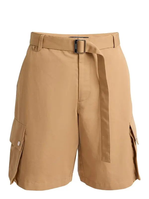 Jacquemus Cargo Bermuda Shorts - Camel