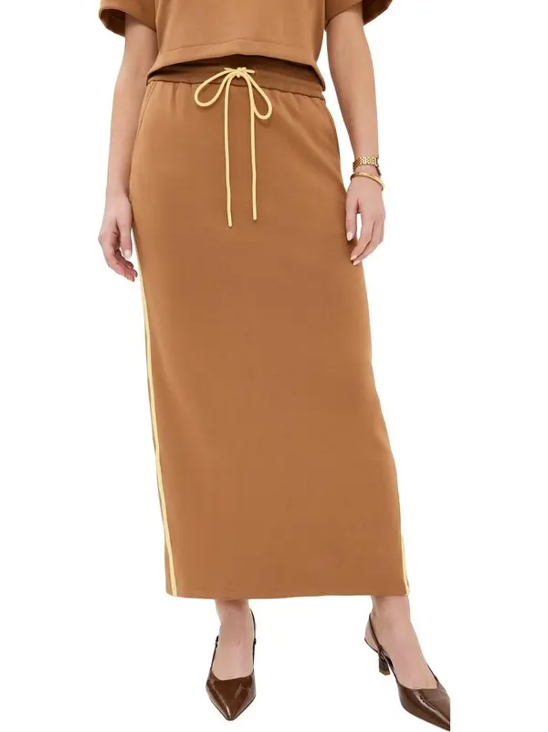 LE BOP Kate Midi Skirt - Camel