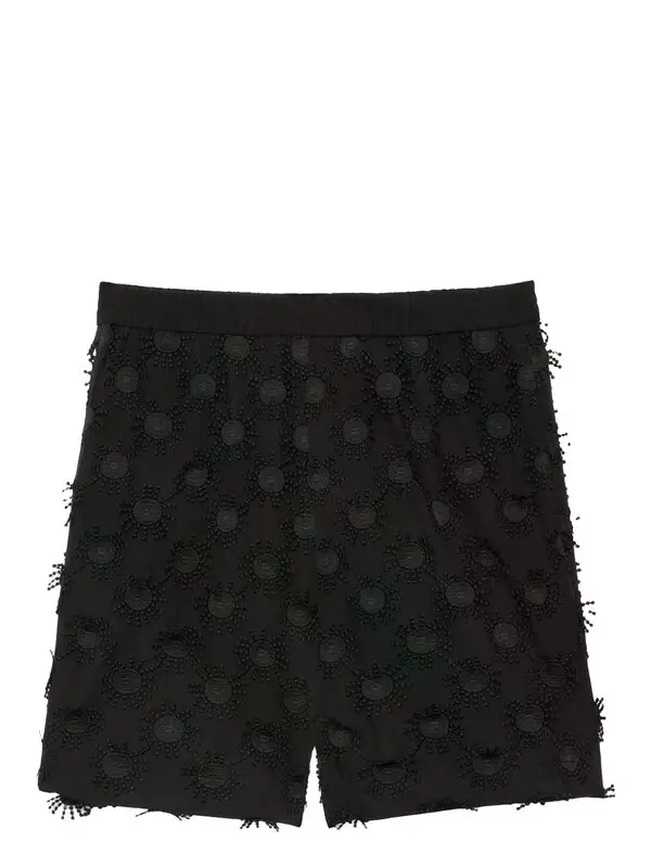 MSGM Beaded Shorts - Black